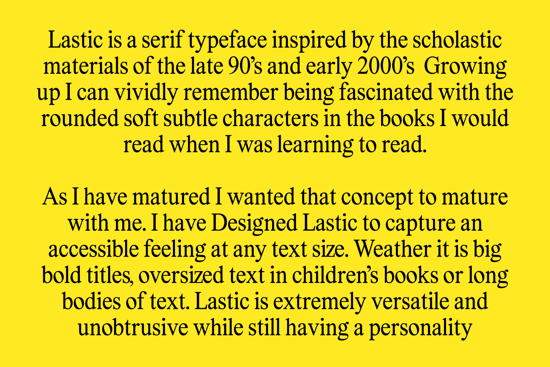 That That Type: Lastik Free Font